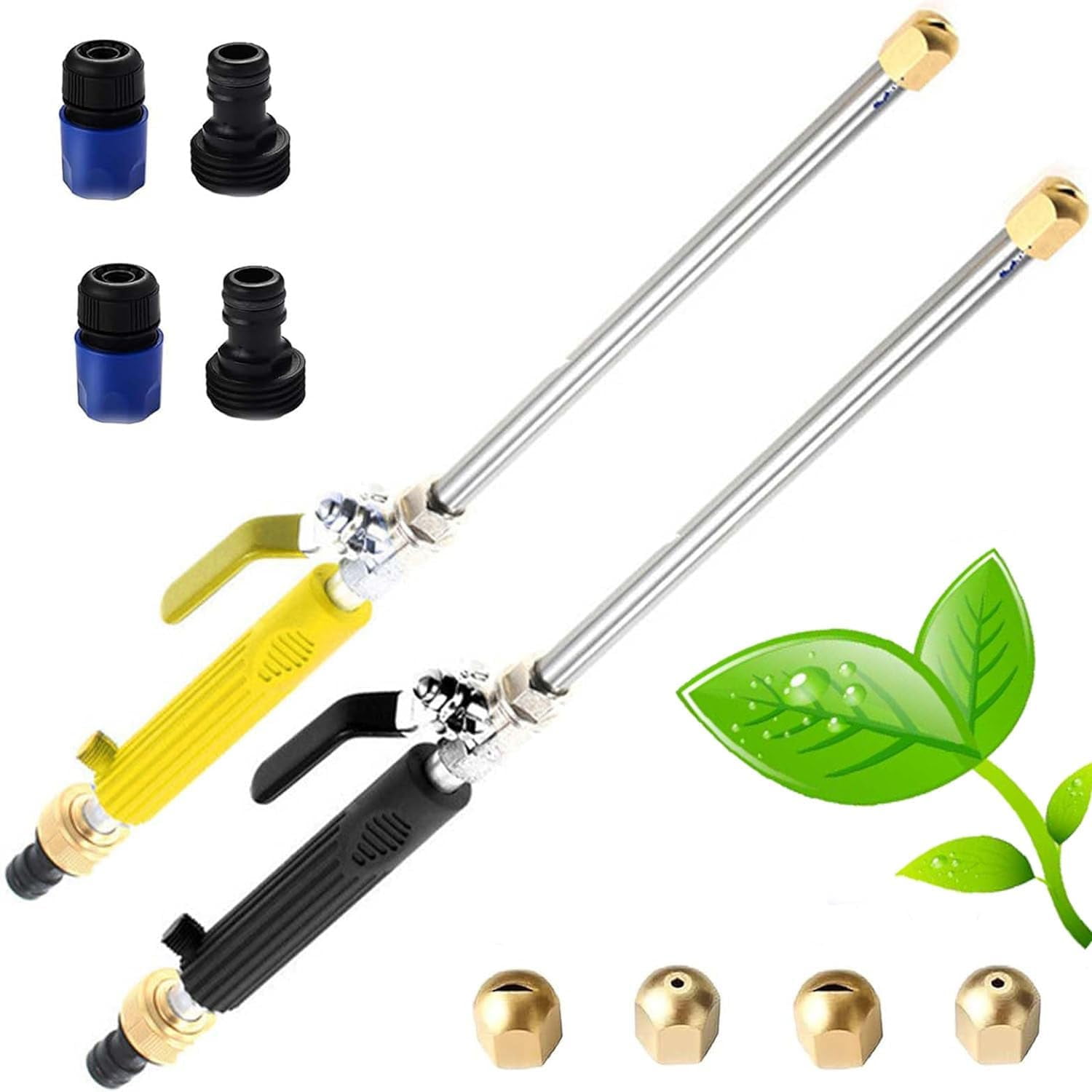 HydroNozzle 2-in-1 Portable Power Washing Nozzle with Hydro Nozzles ...