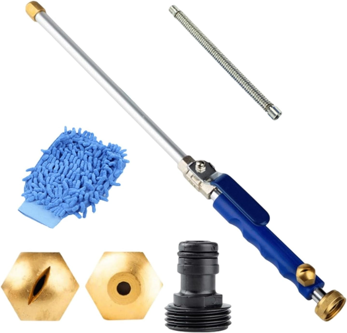 HydroNozzle 2-in-1 Portable Power Washing Nozzle with Hydro Nozzles ...