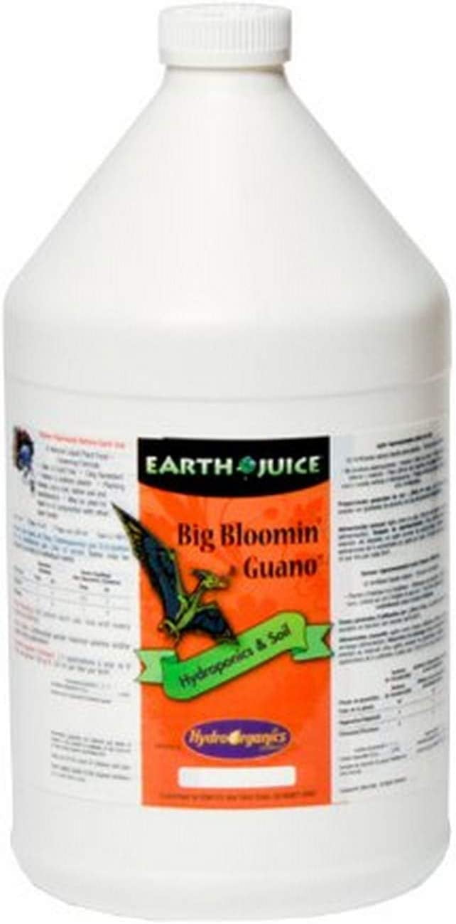 HydroOrganics HOF15503 Earth Juice Big Bloomin Guano , 1-Gallon,White ...