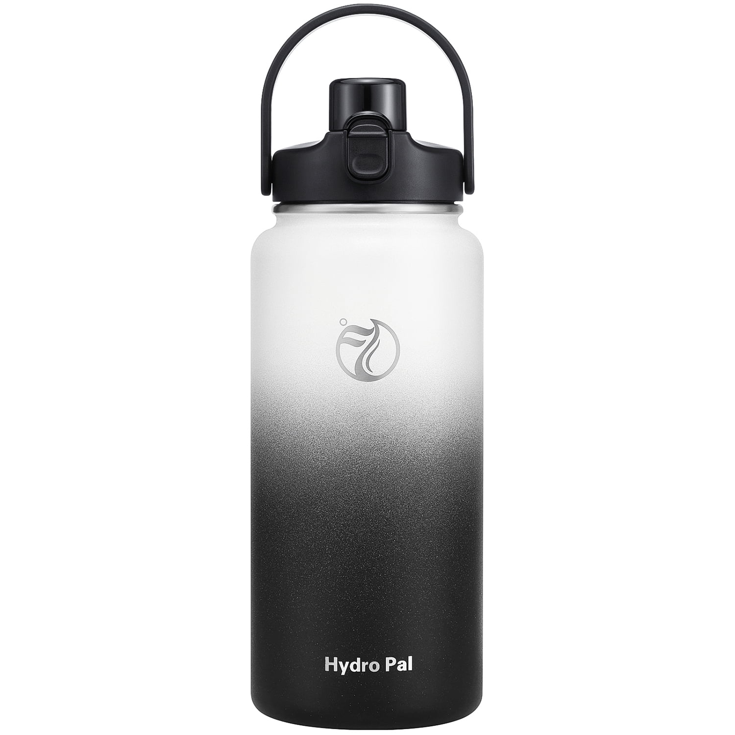 HydroPal 64oz Stainless Steel Water Bottle with 2-in-1 Leak Proof Lids ...
