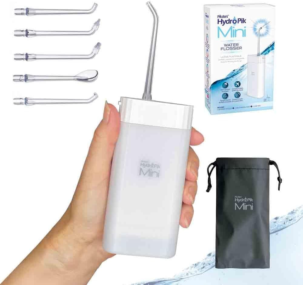 HydroPik Mini Water Flosser - Waterproof Portable Water Flosser for ...