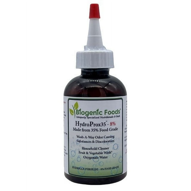 HydroProx 35 - Pure 35% Food Grade Hydrogen Peroxide (Diluted to 8% for ...