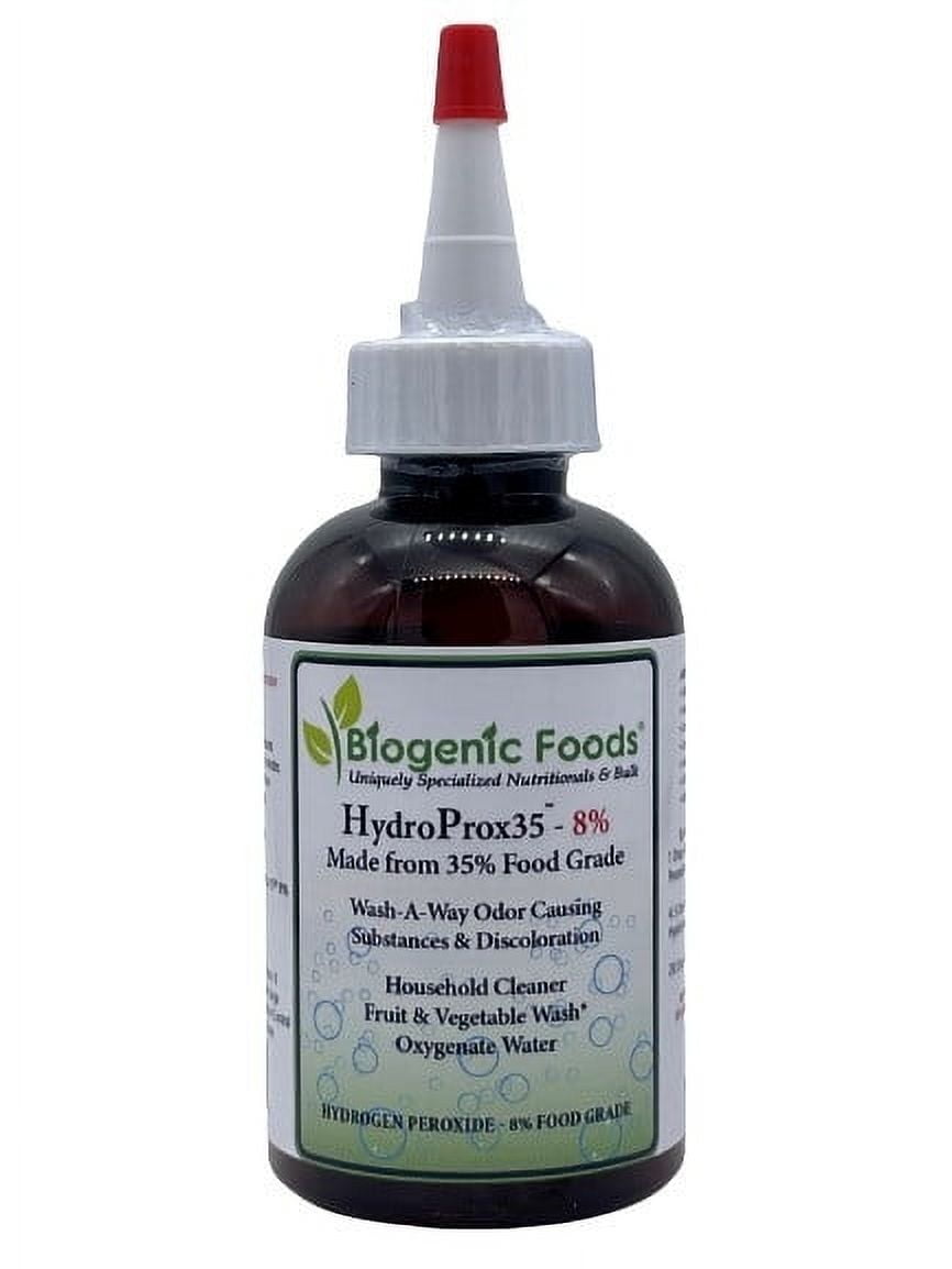 HydroProx 35 - Pure 35% Food Grade Hydrogen Peroxide (Diluted to 8% for ...