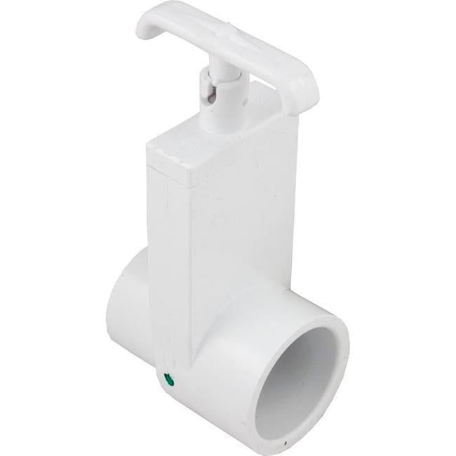 HydroQuip 0412-15 1.5 in. Slip x Spigot Slice Valve - Walmart.com
