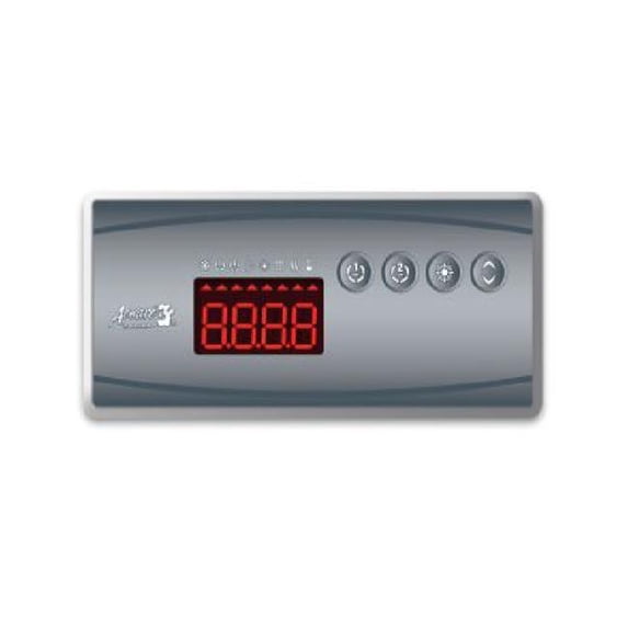 HydroQuip 10 ft. 4-Button Gecko Y Series K19 Spaside Control Panel with ...