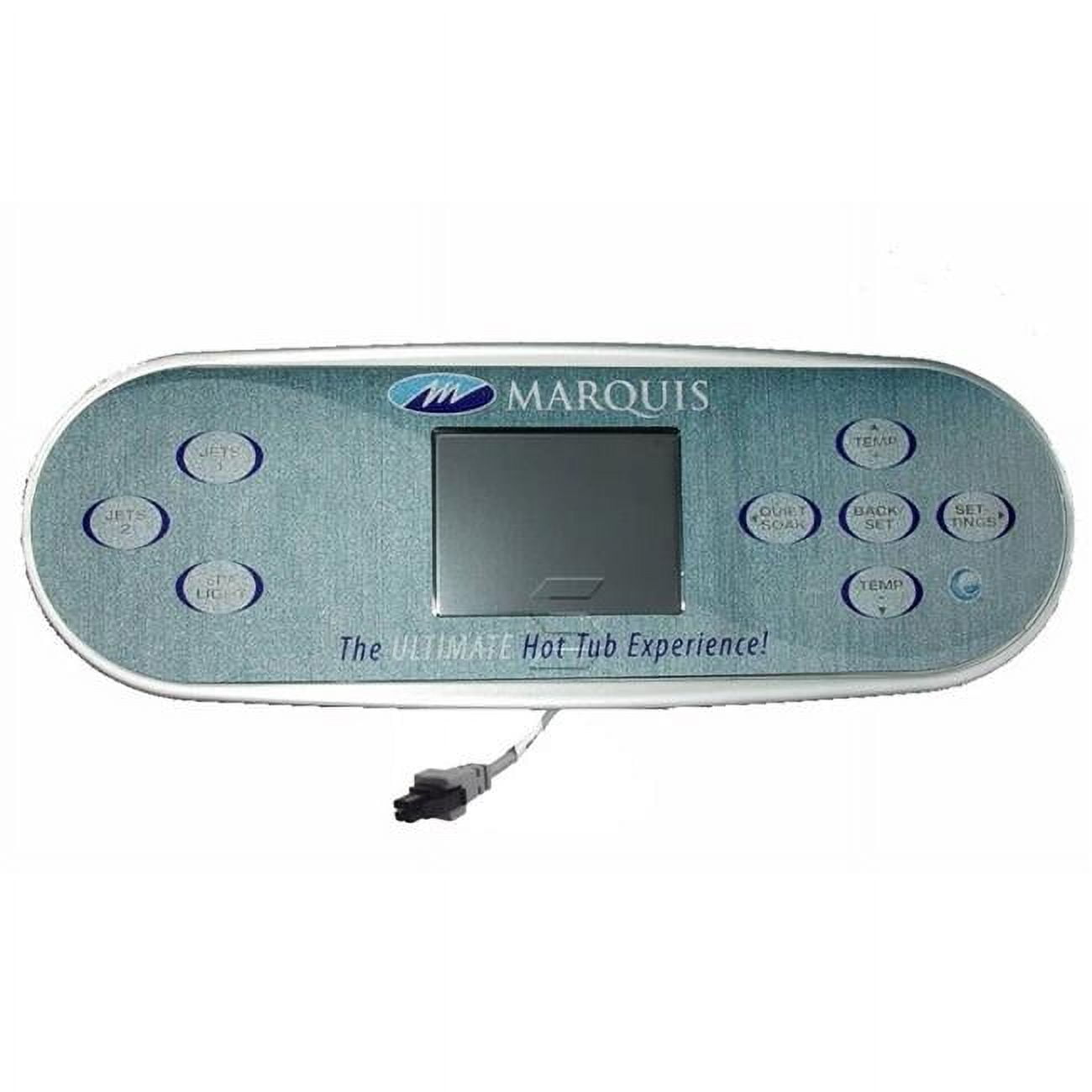 HydroQuip 2-Pump TP700 Marquis Spa Topside Overlay - Walmart.com