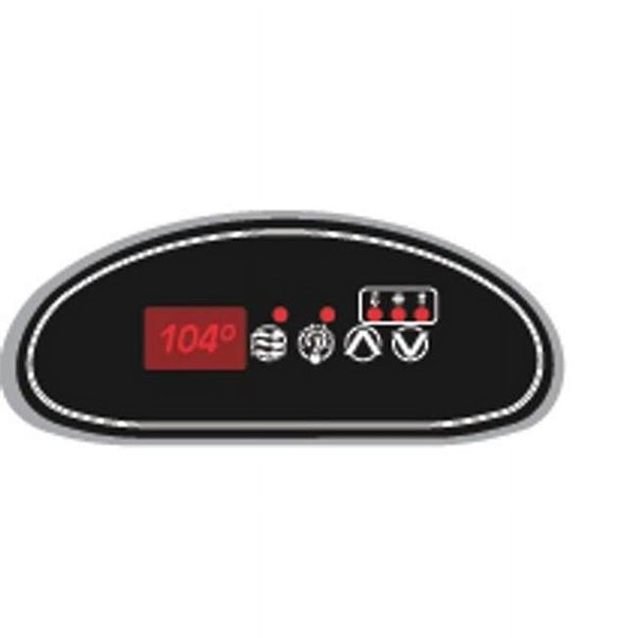 HydroQuip 80-0209-1 Spaside Gecko ECO-1 Crescent 4 Button Topside ...