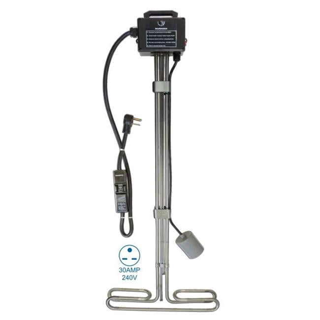 HydroQuip Baptistry Immersion Heater 6.0Kw 240V 30 Amp Cord Water Level ...