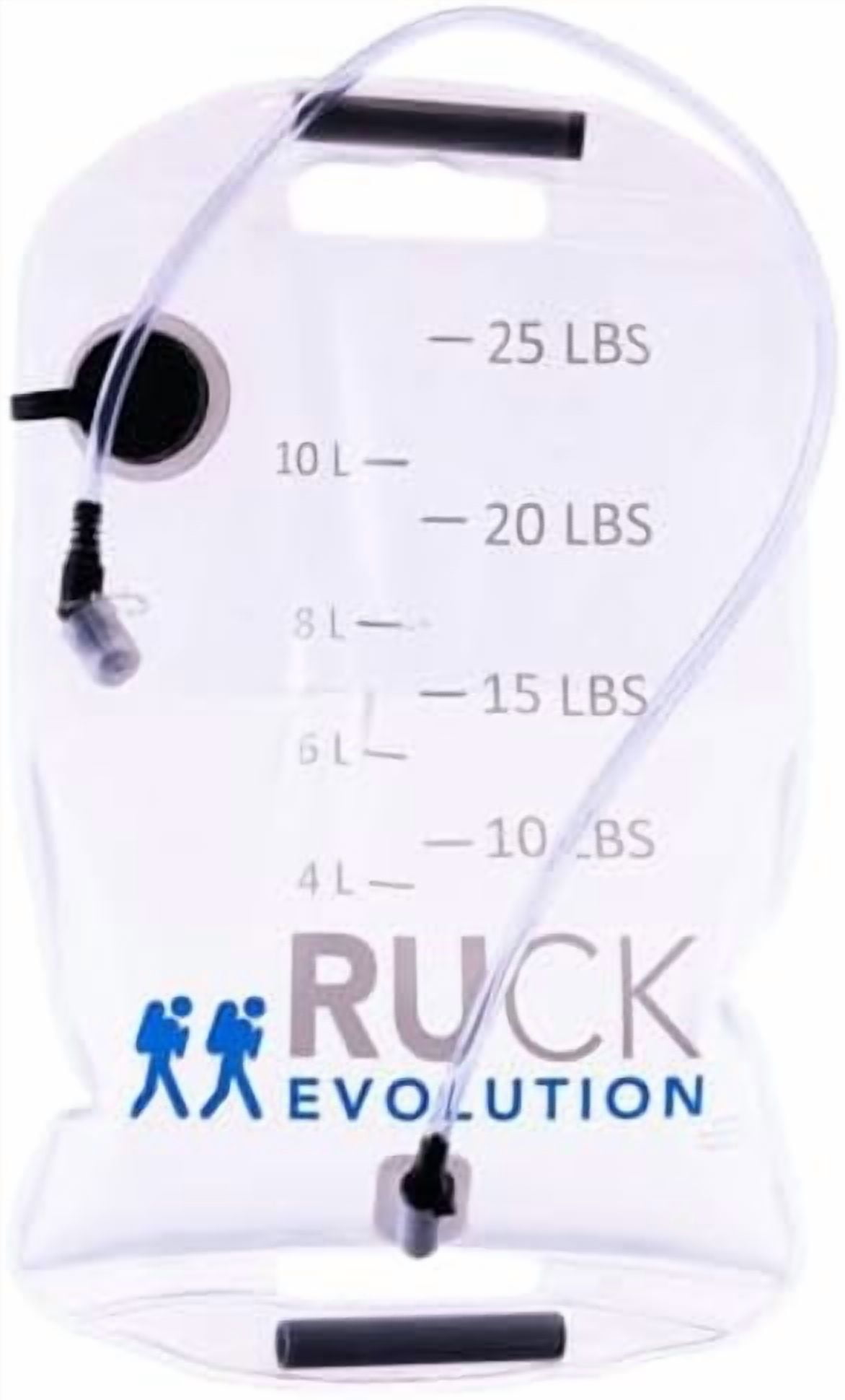 HydroRuck Pro Water Weight Bag for Rucking, 25 lbs Capacity, with ...
