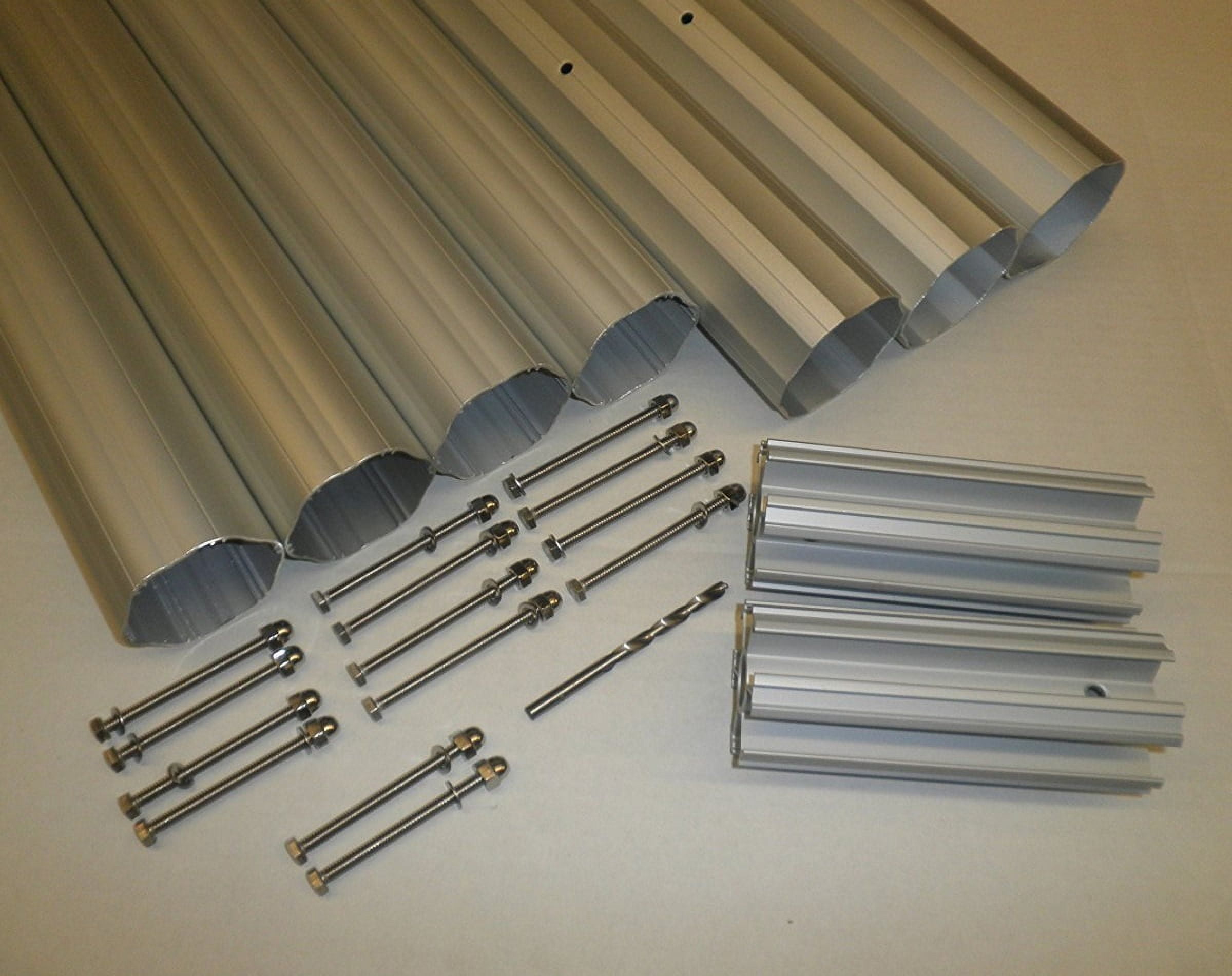 HydroTools Hexagonal Aluminum Solar Cover Reel Tube Kit - 4" x 28 ...
