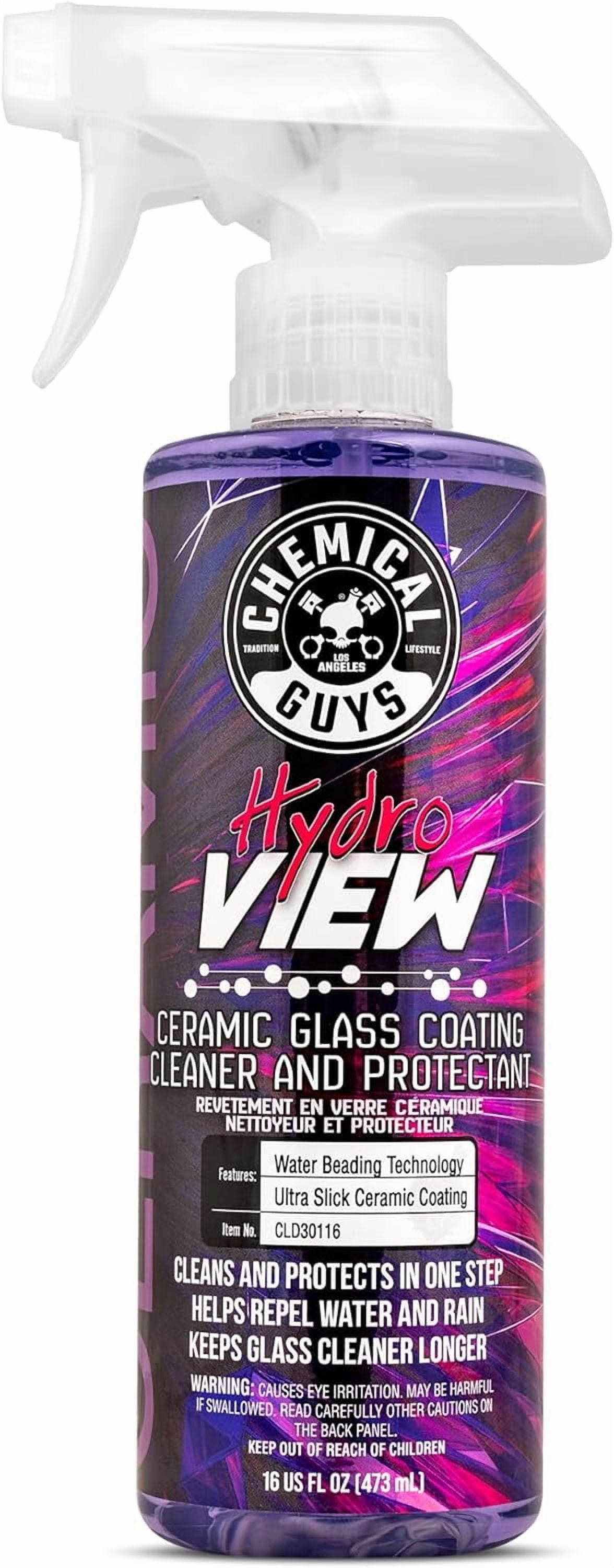 HydroVie Ceramic Glass Cleaner & Coating - Cleans & Adds Hydrophobic ...