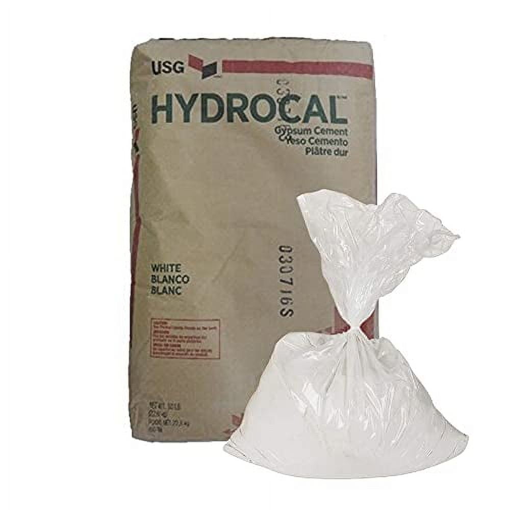 Hydrocal White Gypsum Cement 2.5 lbs - Molding and Casting Both Hollow ...