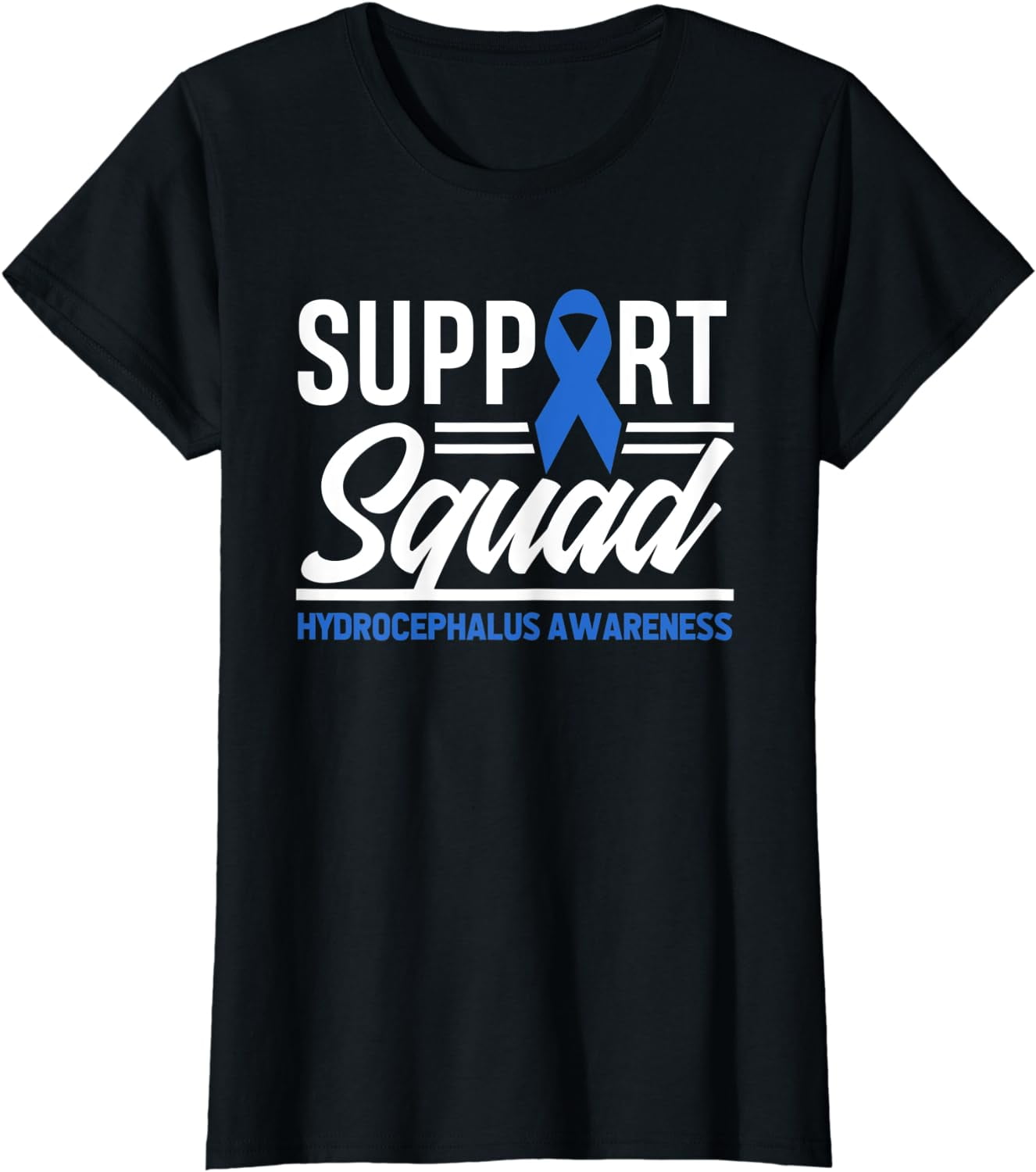 Hydrocephalus Warrior Support Squad Hydrocephalus Awareness T-Shirt ...