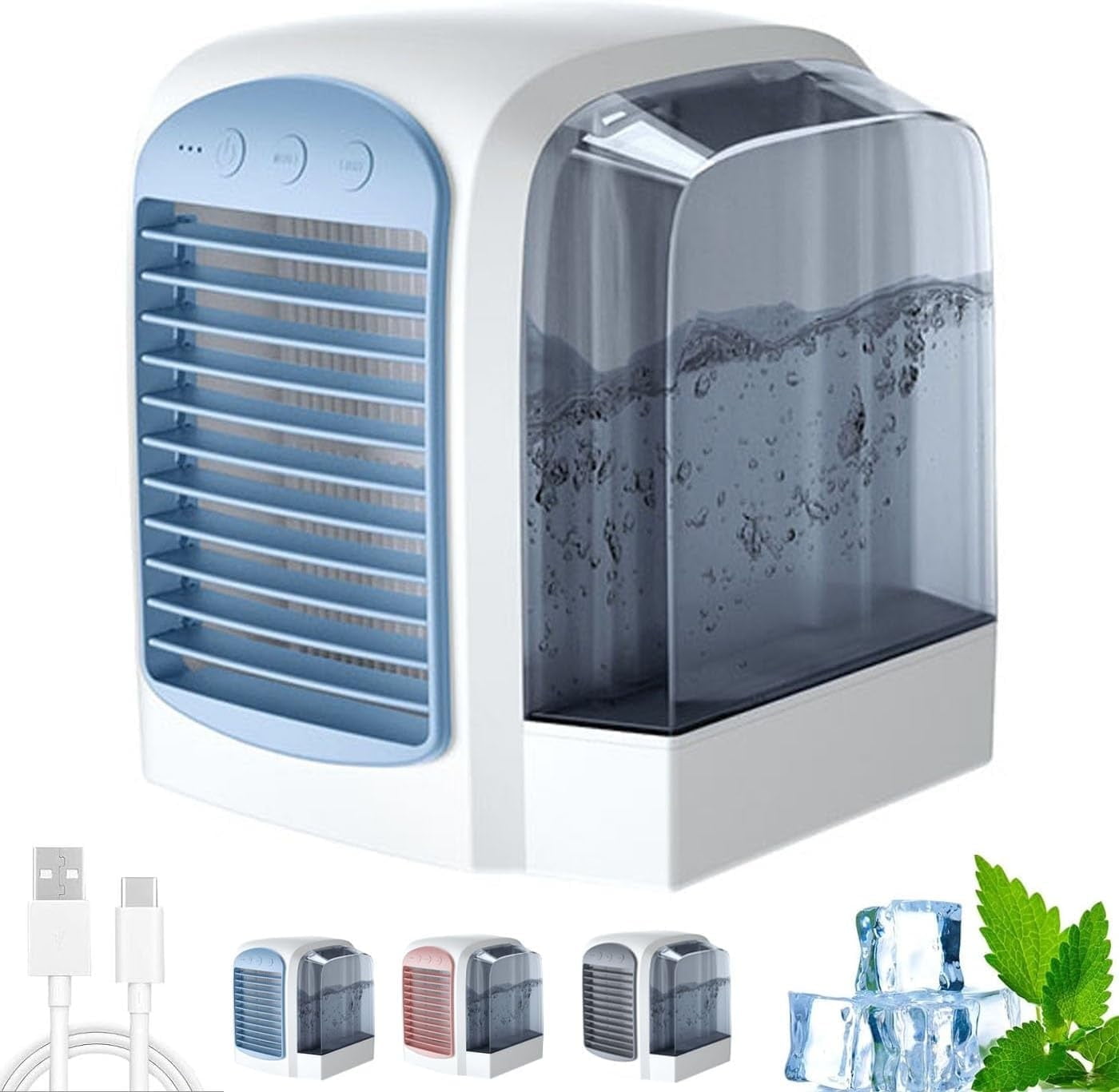 Hydrochill Cooler, Hydrochill Fan, Portable Air Conditioner, 3-in-1 ...