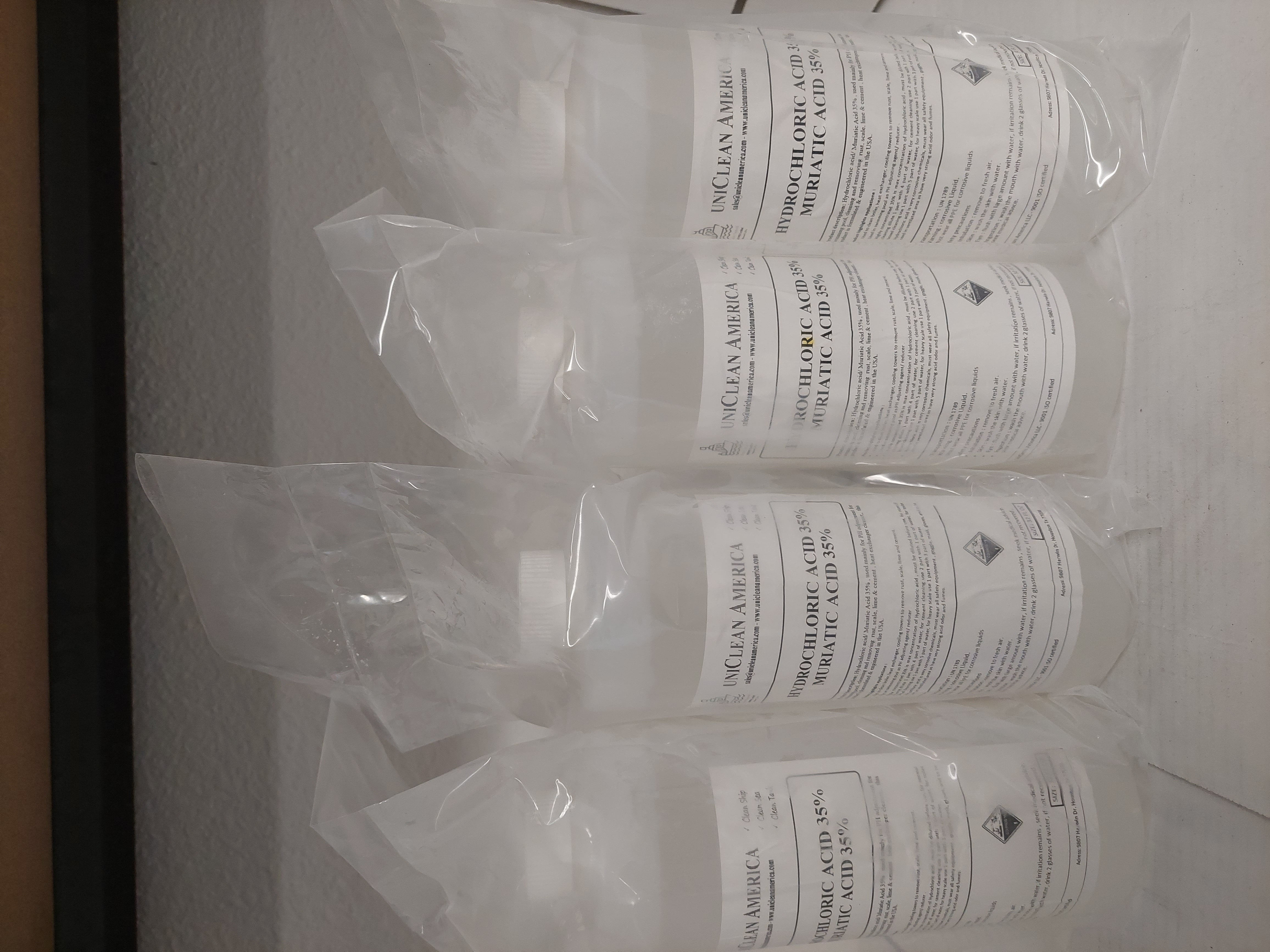 Hydrochloric Acid 35% I Muriatic Acid 35% concentrrate HCL I for all ...