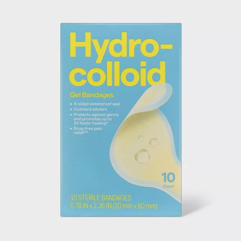 Hydrocolloid Bandages - 10ct - ub&ub 0.78 in*2.36 in (20mm*60mm ...