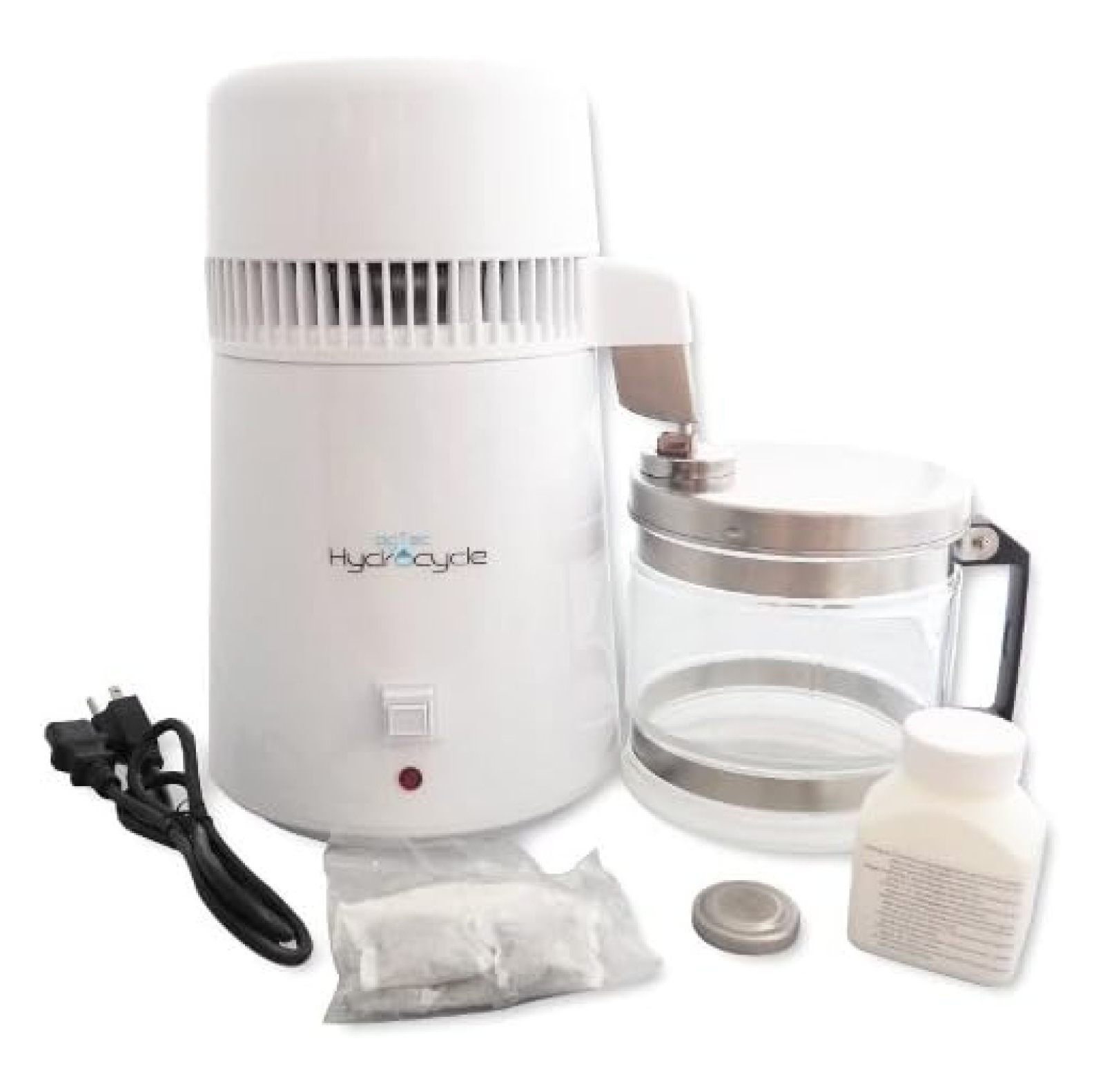 Hydrocycle Water Distiller 1 Gallon Glass Collection - Walmart.com