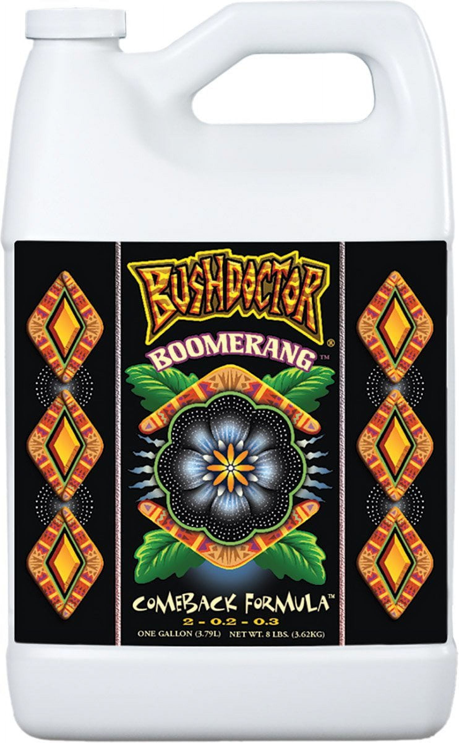Hydrofarm Bush Doctor Boomerang Liquid Nutrient Fertilizer for Fast ...