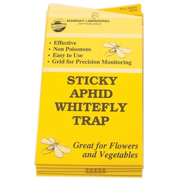 Hydrofarm Hgslwft 5 Count Sticky White Fly Trap - Walmart Business Supplies