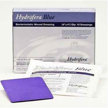 "Hollister HBRS4520 Hydrofera Blue, READY Foam Wound Dressing, 4"" x 5 ...