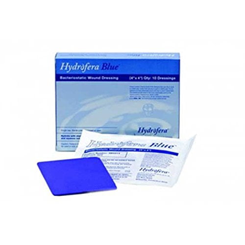 Hydrofera Blue Wound Dressing (2"x2") (Box of 10) - Walmart.com