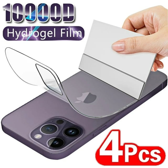 Hydrogel Back Film for iPhone 13 11 12 14 Pro Max 7 8 15 Plus Screen ...