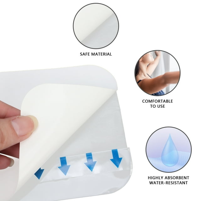 Hydrogel Burn Dressing 4 inch, Individual Sterile Pads, First Aid Use ...