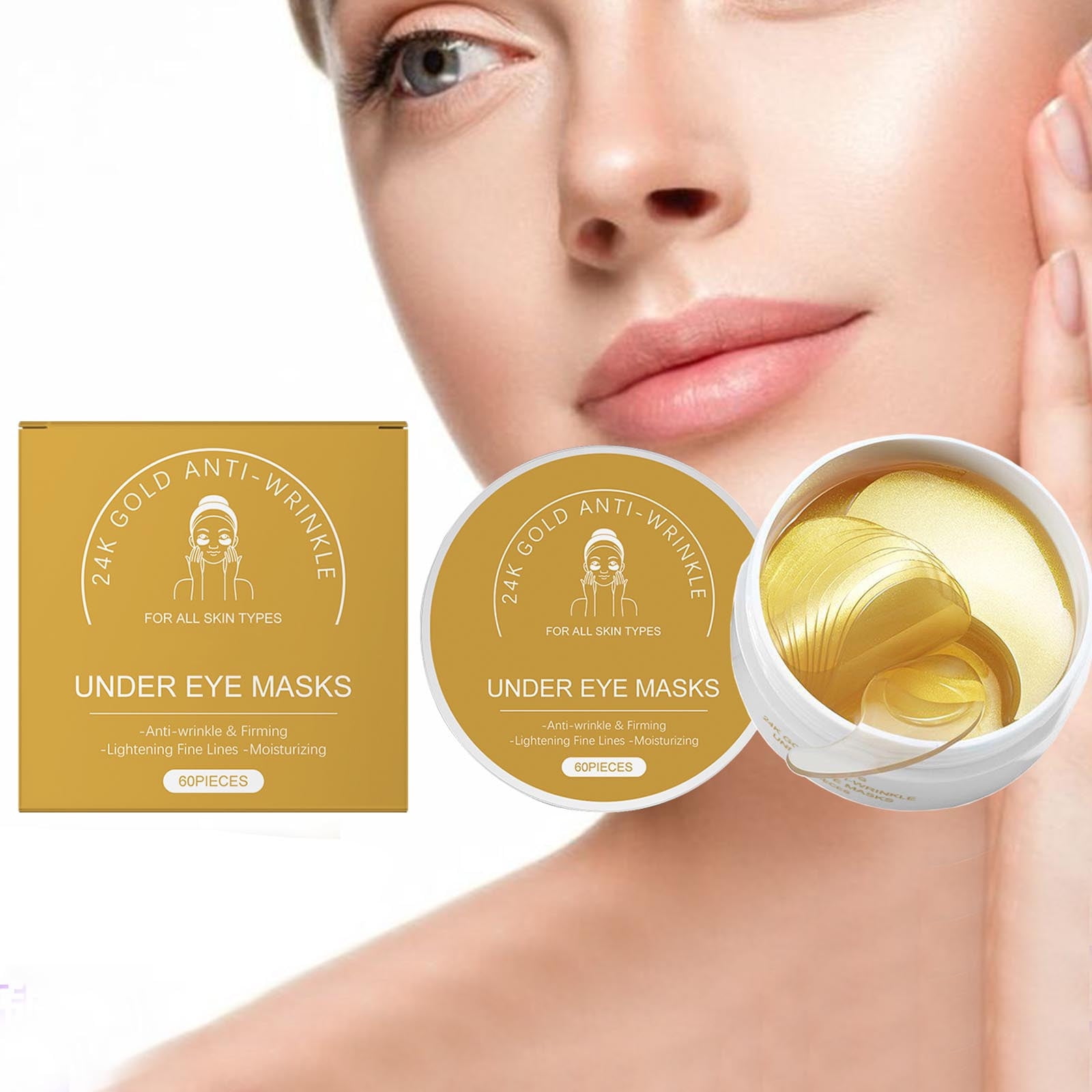 Hydrogel Eye Masks for Dark Circles and Puffiness, Under Eye Patches ...