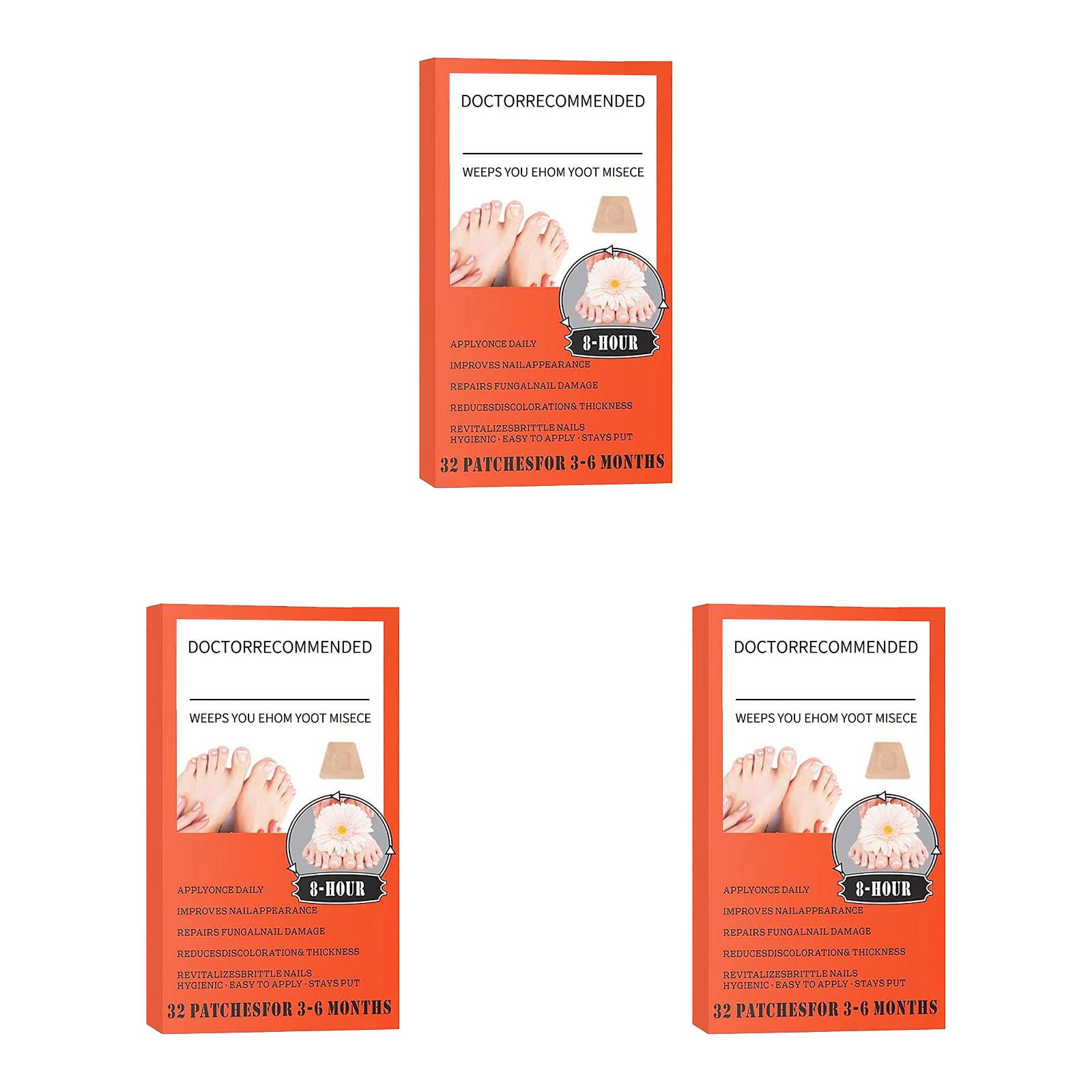 Hydrogel Toenail Fungus Care: 32 Patches for Overnight Repair, Extra ...