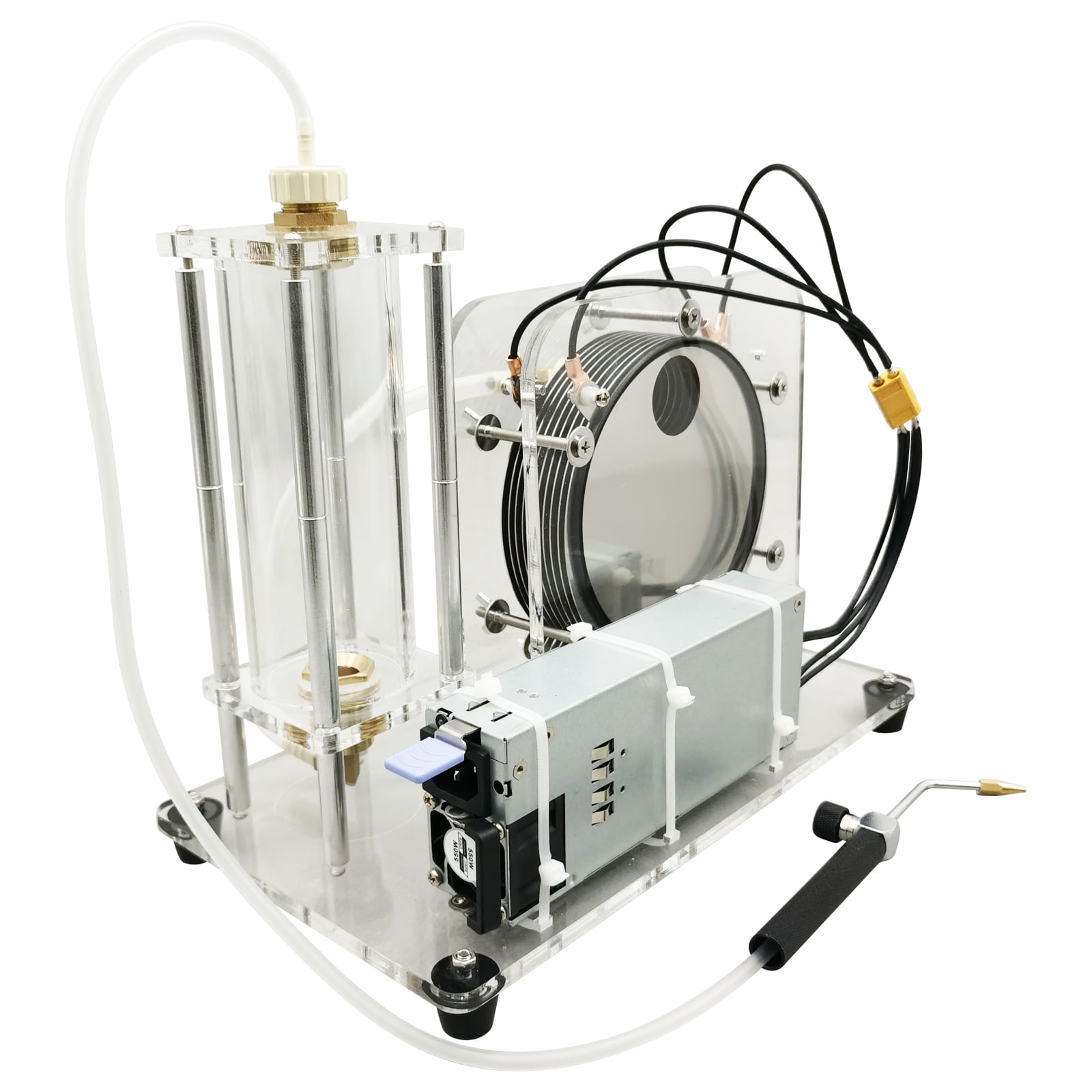 Hydrogen Oxygen Electrolytic Water Flame Generator Welding Machine 110V ...