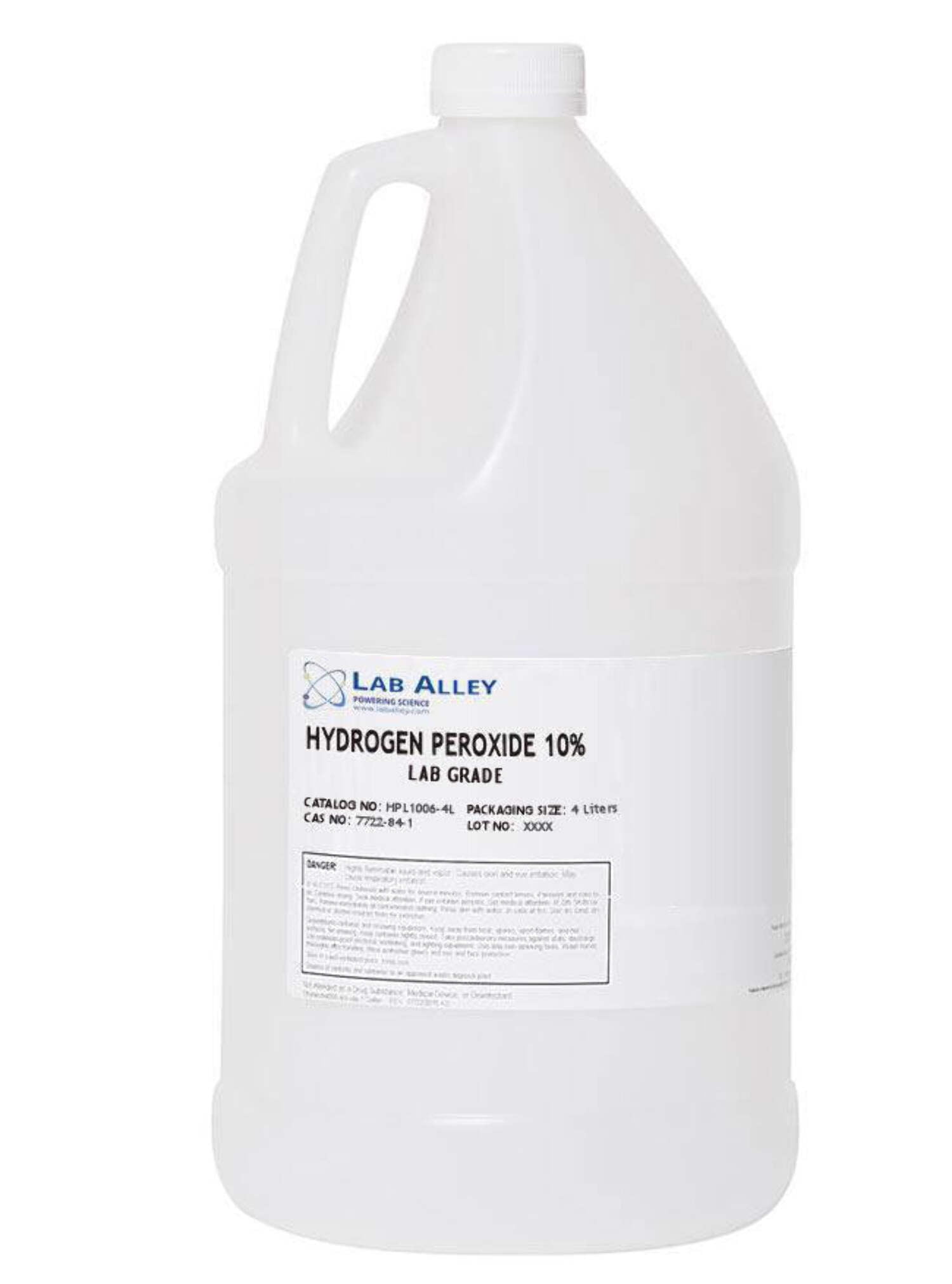 Hydrogen Peroxide 10% Solution, Lab Grade 4L - Walmart.com