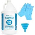 Hydrogen Peroxide 12 Percent 1 Gallon - Multi-Surface Cleaner for ...