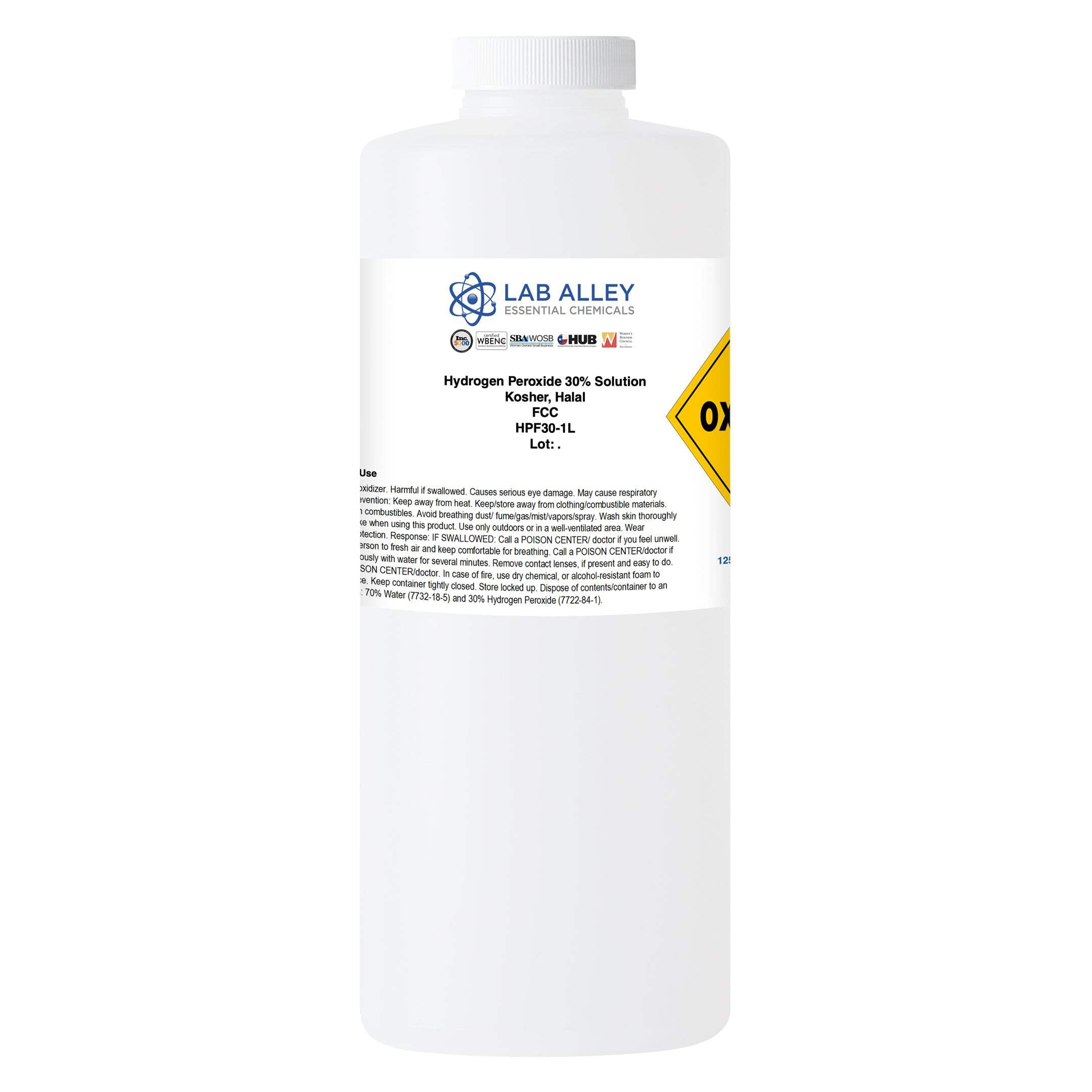 Lab Alley Food Grade Hydrogen Peroxide 30% Solution, 1L - Walmart.com