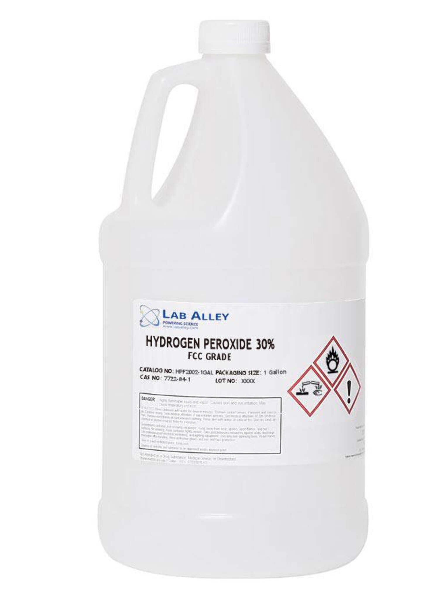 Hydrogen Peroxide 30% Solution, Food Grade 4LCS - Walmart.com