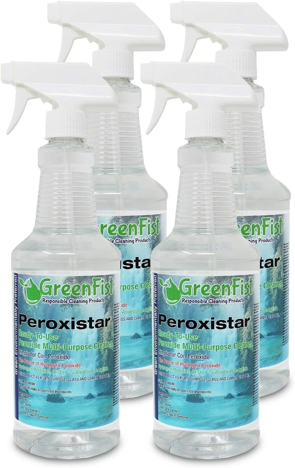 Hydrogen Peroxide All Purpose (Glass, Carpet,Stain Remover) Cleaner (1 ...