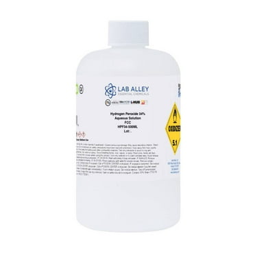 Lab Alley Food Grade Hydrogen Peroxide 30% Solution, 500ml - Walmart.com