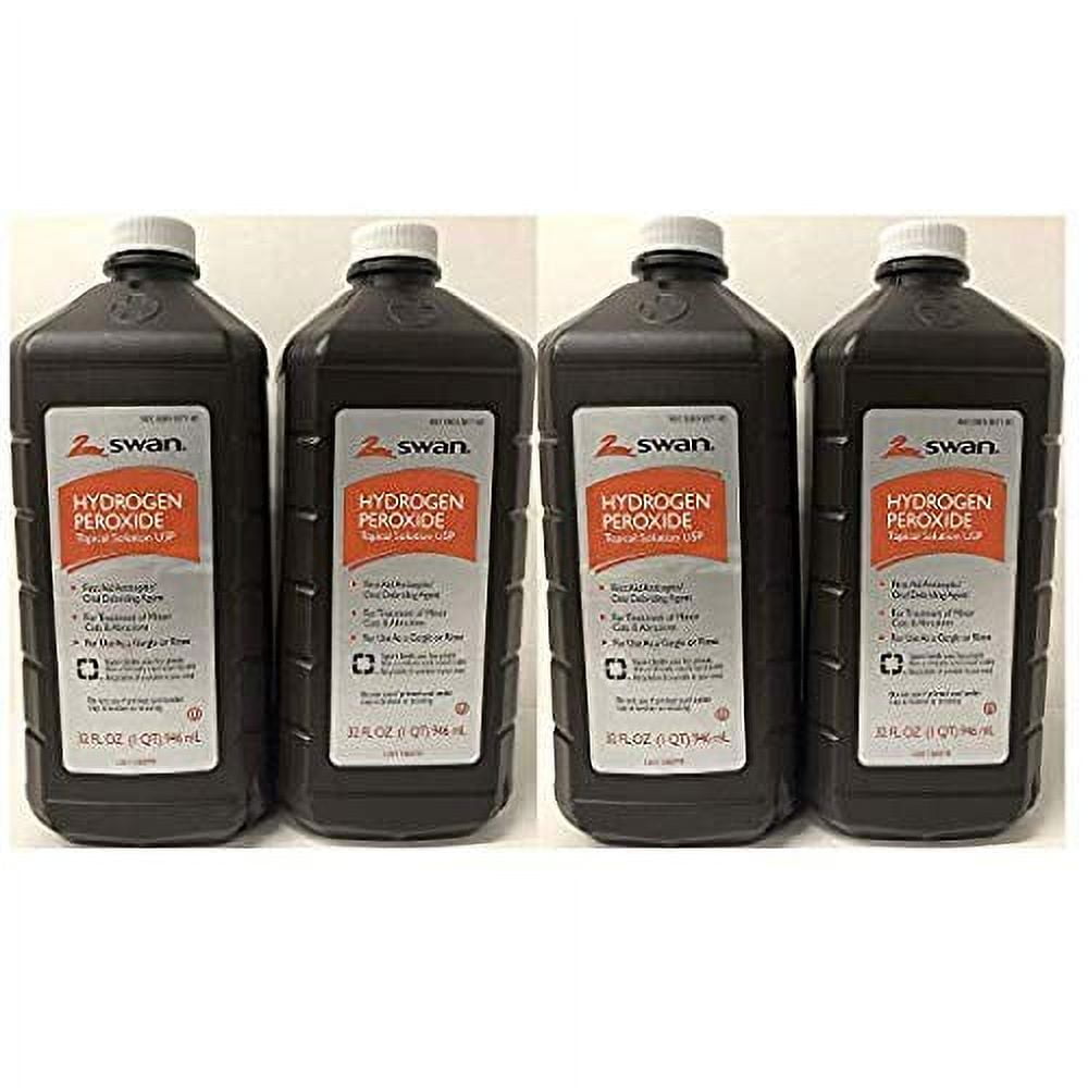 Hydrogen Peroxide Topical Solution 32 Oz (4 Pack) - Walmart.com