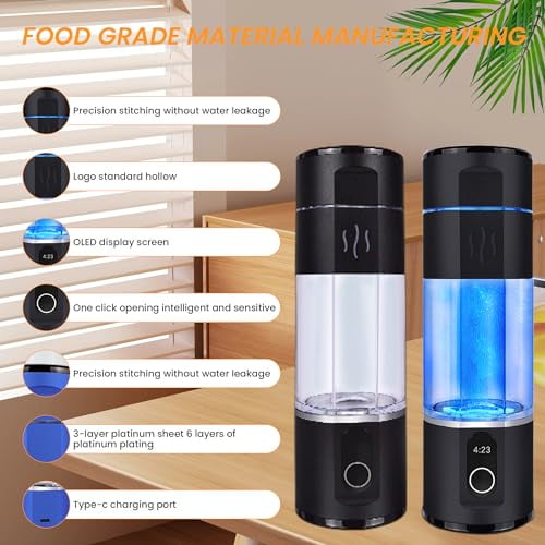 Hydrogen Rich Water Bottle, Portable Rechargeable Rich Hydrogen Water ...