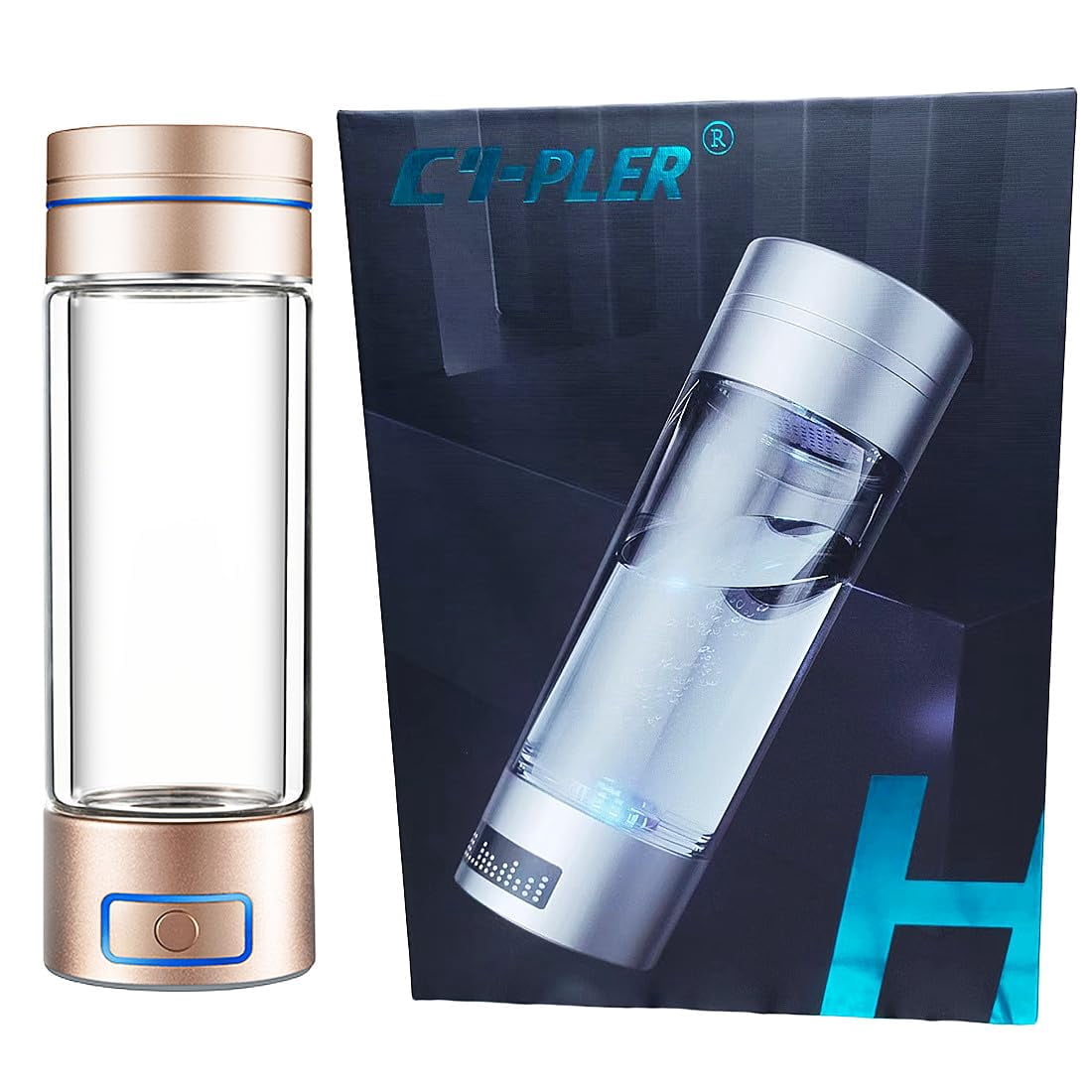 Hydrogen Water Bottle, 9000+ PPB Hydrogen Water, Food Grade ...