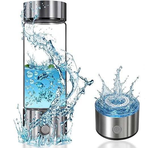 Hydrogen Water Bottle Generator - 3 Min SPE PEM Tech, 2025 Model, 420ML ...