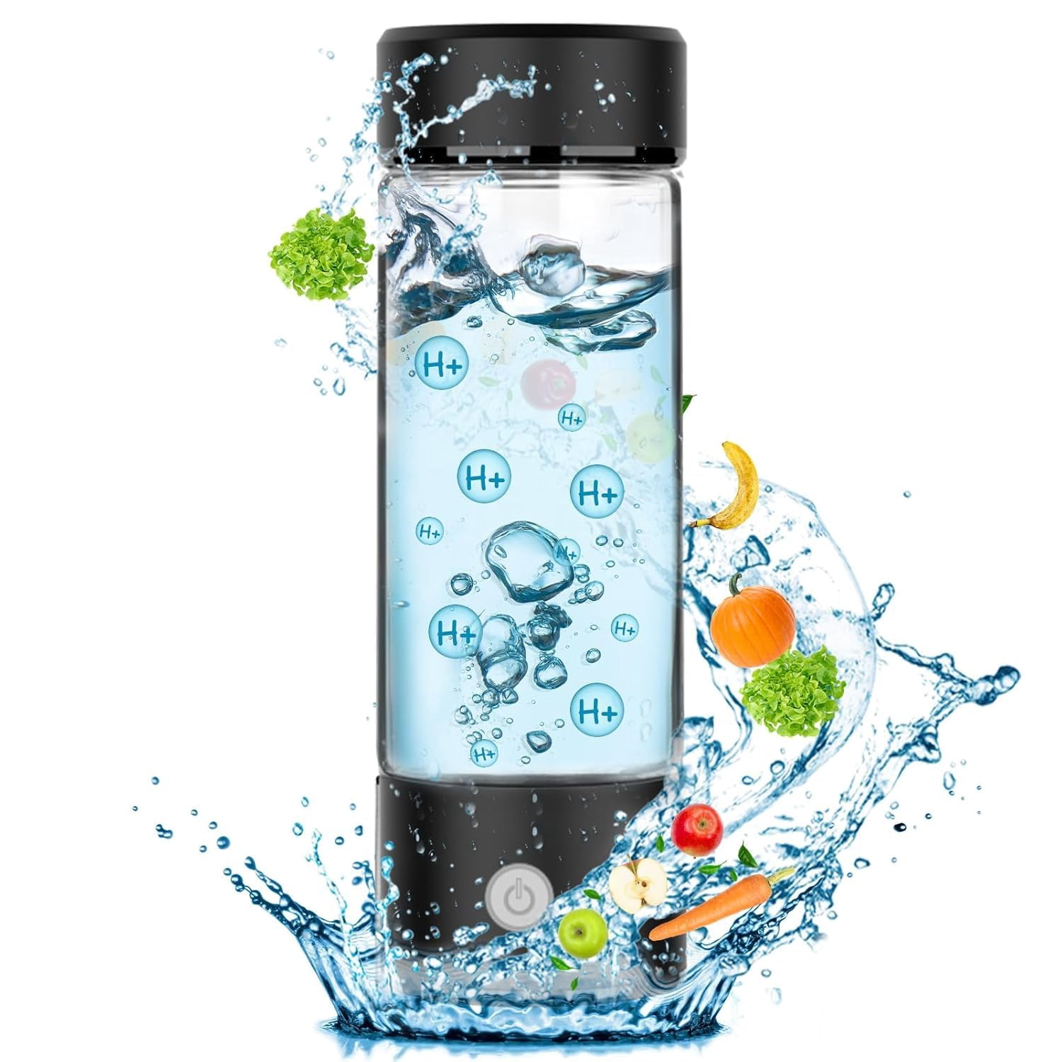 Hydrogen Water Bottle Generator, Portable Rechargeable aquahealth ...