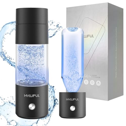 Hydrogen Water Bottle With SPE PEM Technology 10.8 oz Generator - 10 ...