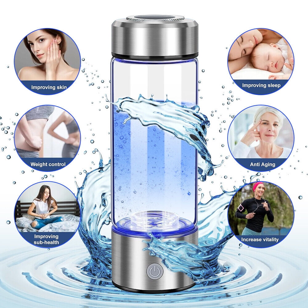 Hydrogen Water Bottle, with SPE PEM Technology Water Ionizer,Portable ...