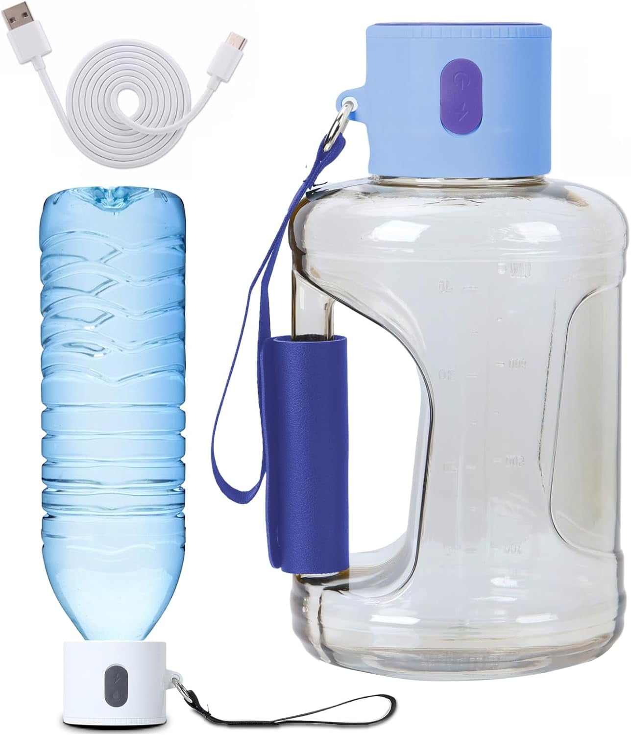 Hydrogen Water Bottle, hydrogenated Water Machine, 1500ml Rechargeable ...