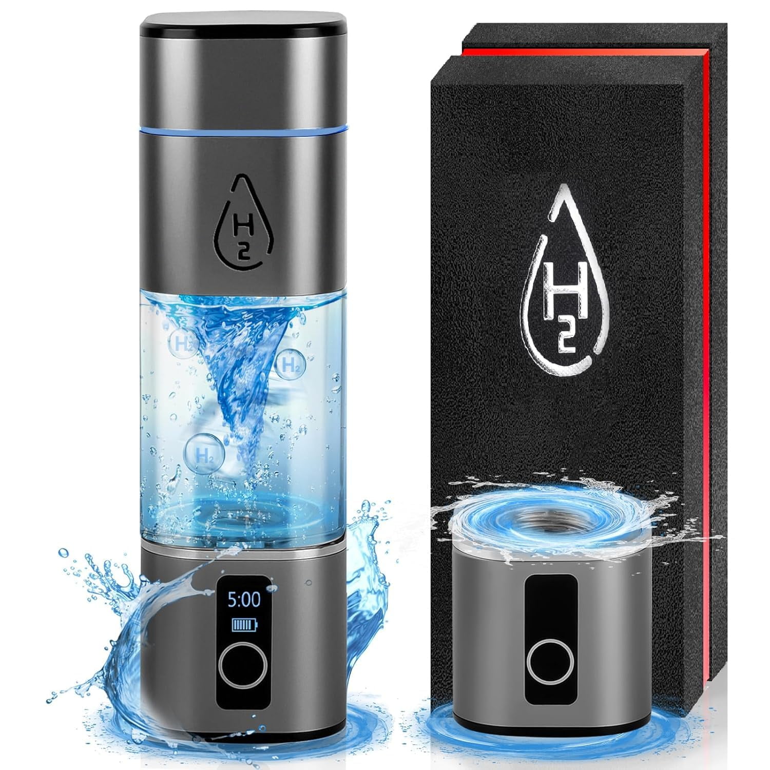 Hydrogen Water Bottles - New Upgrade Hydrogen Water Bottle Generator ...