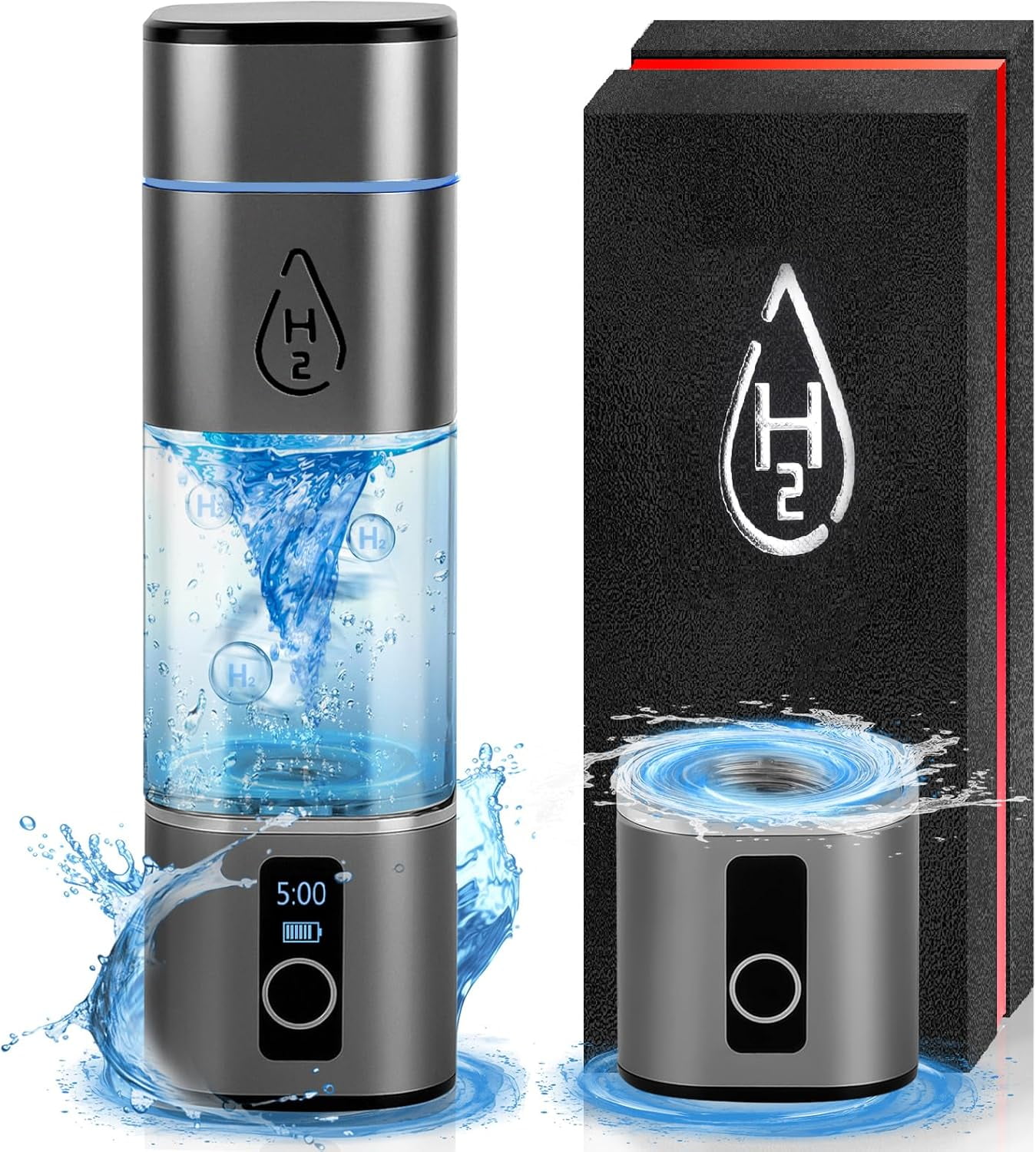 Hydrogen Water Bottles - New Upgrade Hydrogen Water Bottle Generator ...