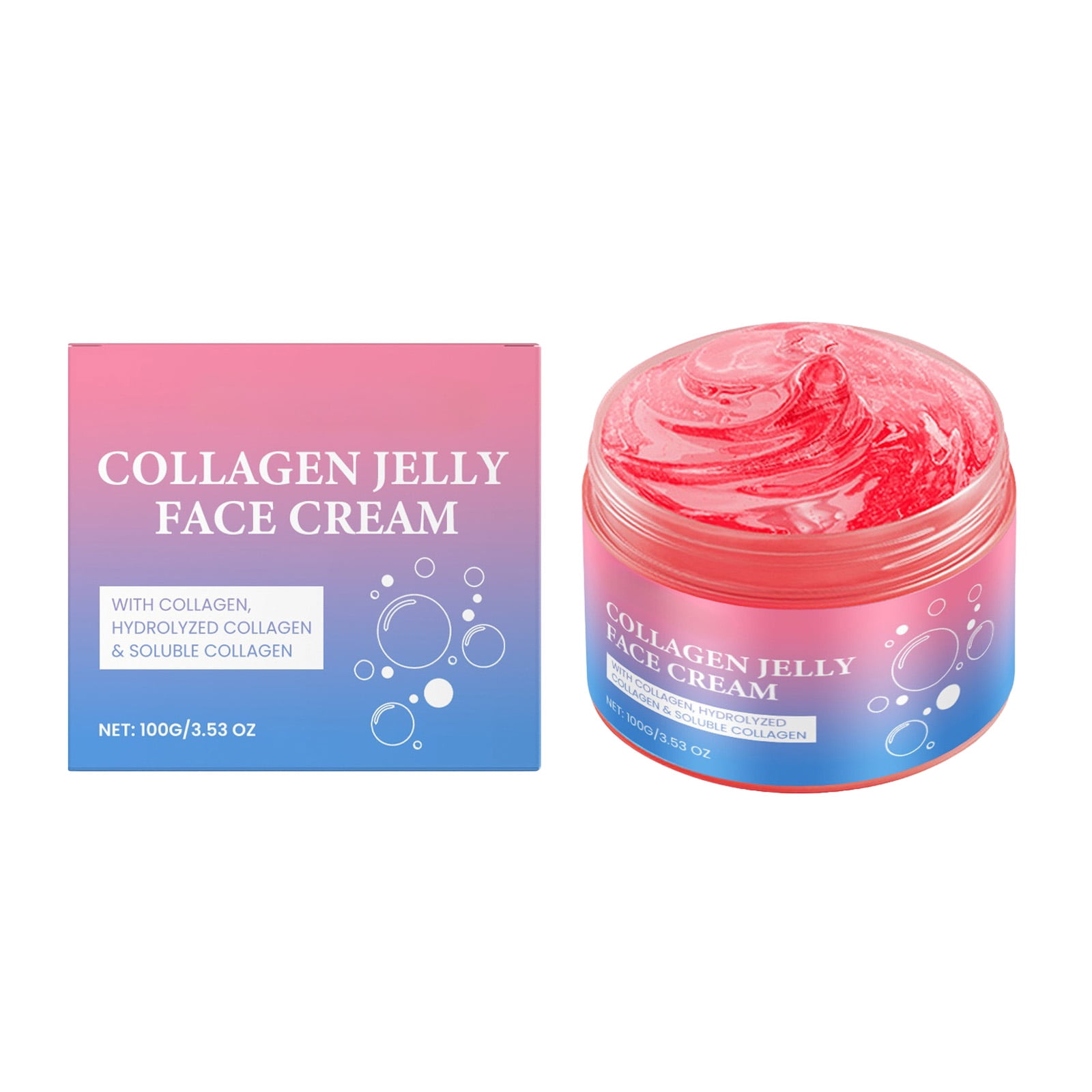 Hydrolyzed Collagen Face Gel Moisturizer - Deep Hydrating, Revitalize ...