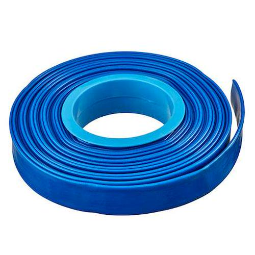 Hydromaxx 4"x100Ft Heavy Duty Blue Lay Flat Discharge and Backwash Hose ...
