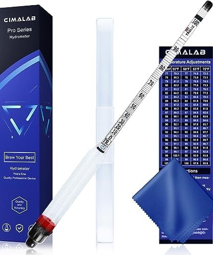 Hydrometer Alcohol Meter, Hydrometer Alcohol 0-200 Proof and Tralle ...