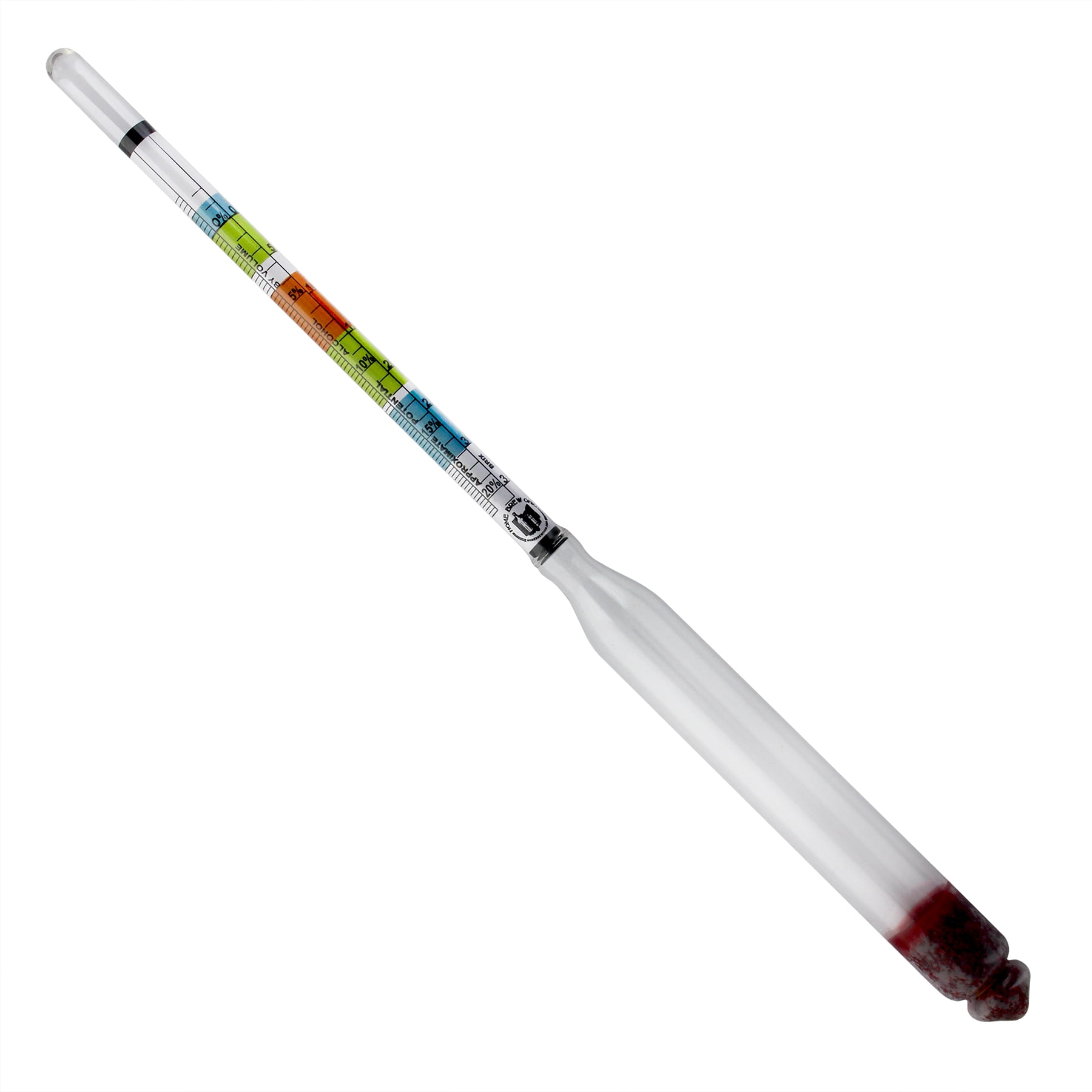 Triple Scale Hydrometer for Home Brewing, Beer and Wine Fermentation ...